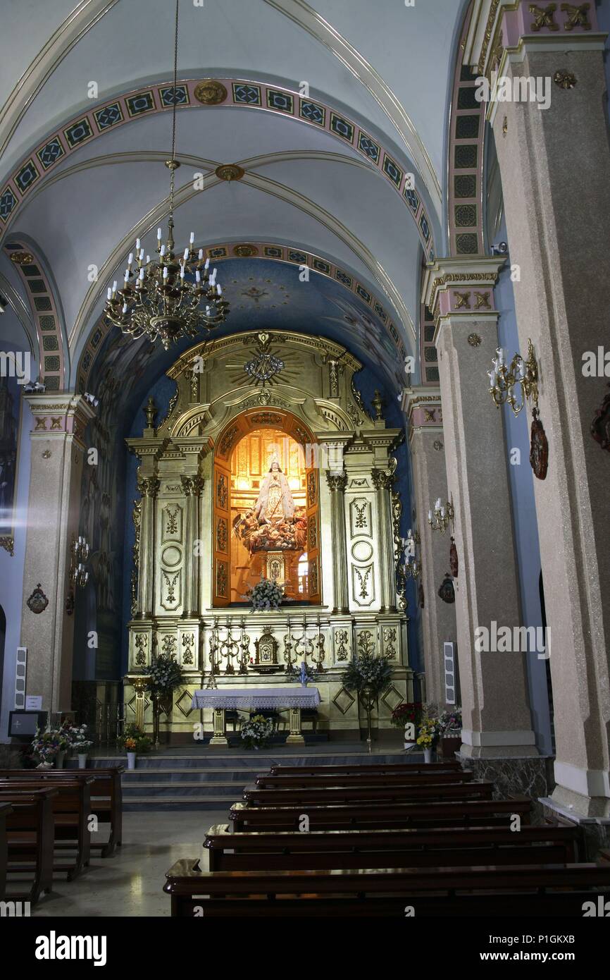 SPAIN - El Altiplano (district) - MURCIA. Yecla; interior del Santuario ...