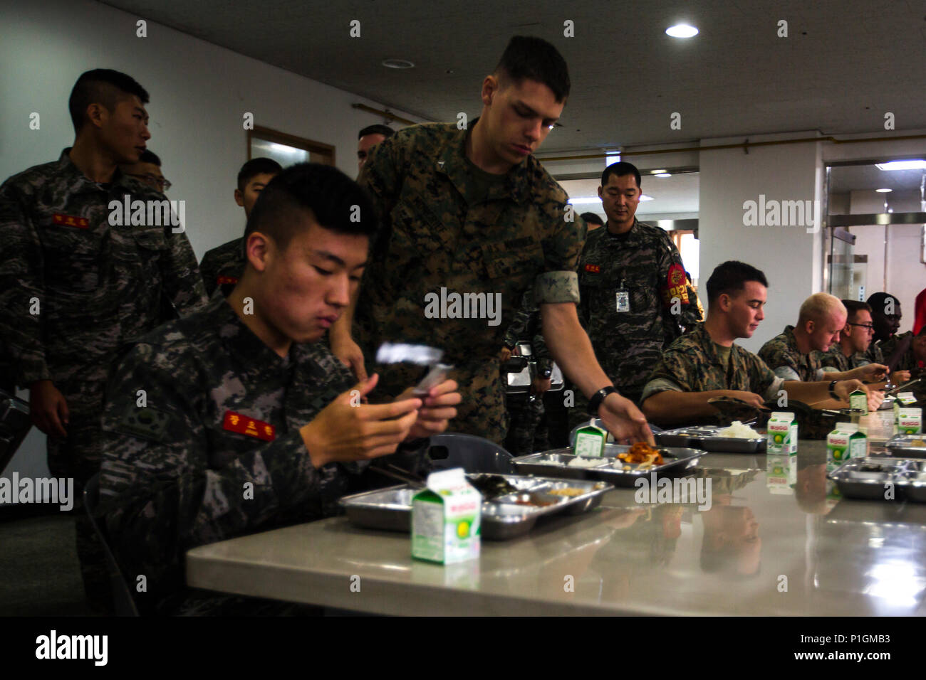 U.S. Marines with Lima Company, 3rd Battalion 2nd Marines, and Republic ...