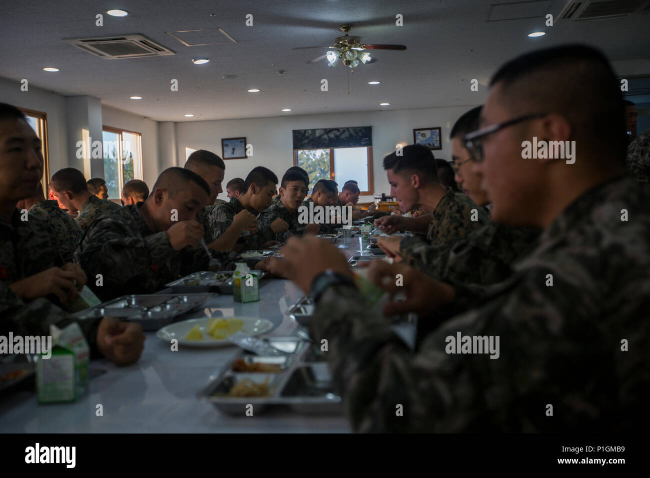 U.S. Marines with Lima Company, 3rd Battalion 2nd Marines, and Republic ...