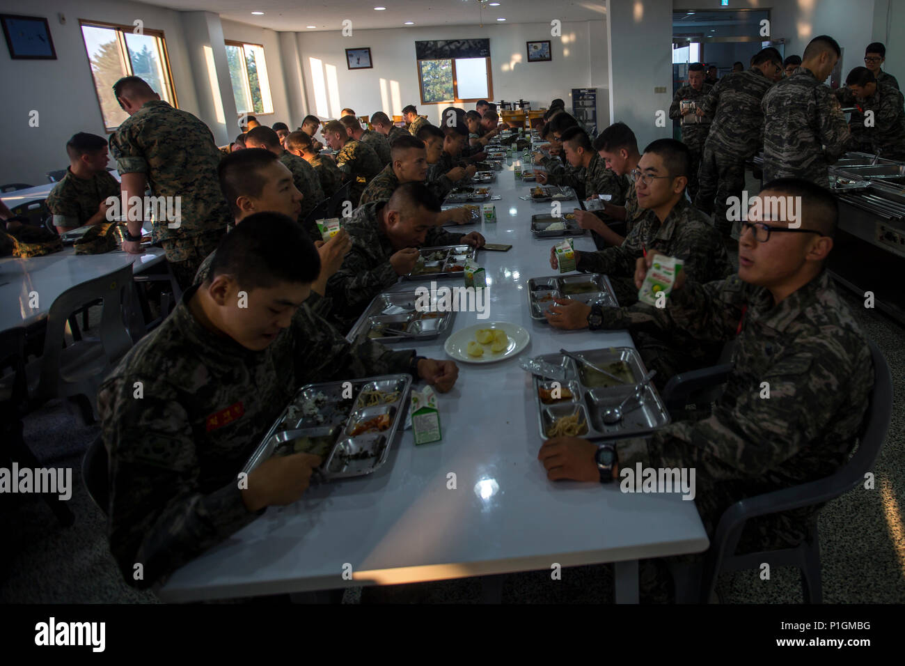 U.S. Marines with Lima Company, 3rd Battalion 2nd Marines, and Republic ...