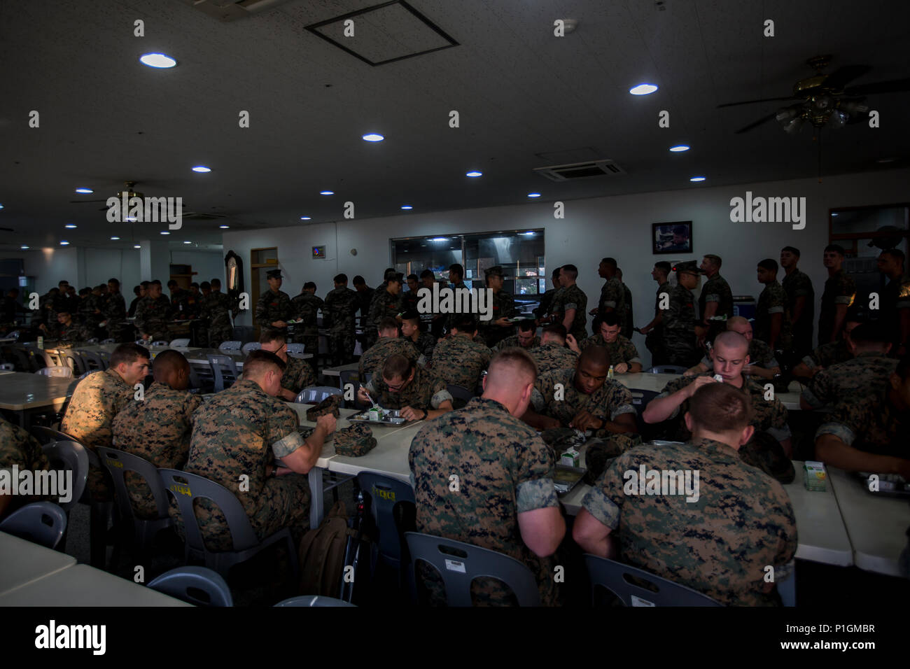 U.S. Marines with Lima Company, 3rd Battalion 2nd Marines, and Republic ...