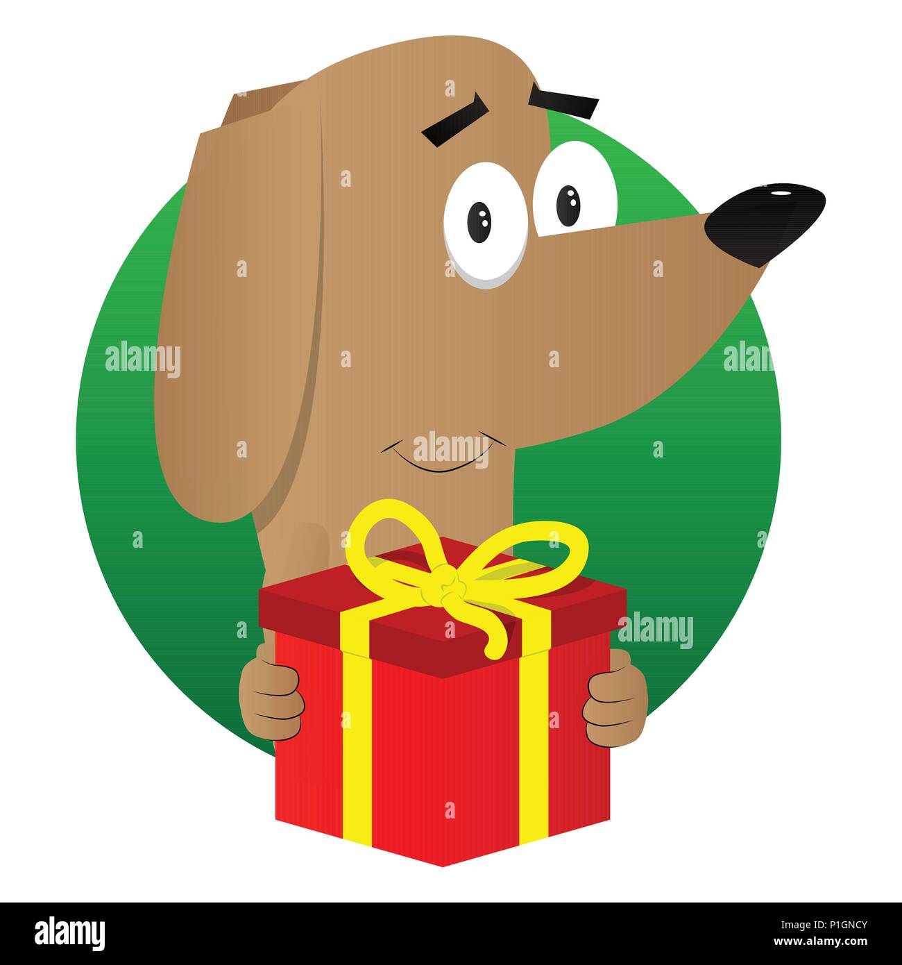 Huge dog Stock Vector Images - Alamy