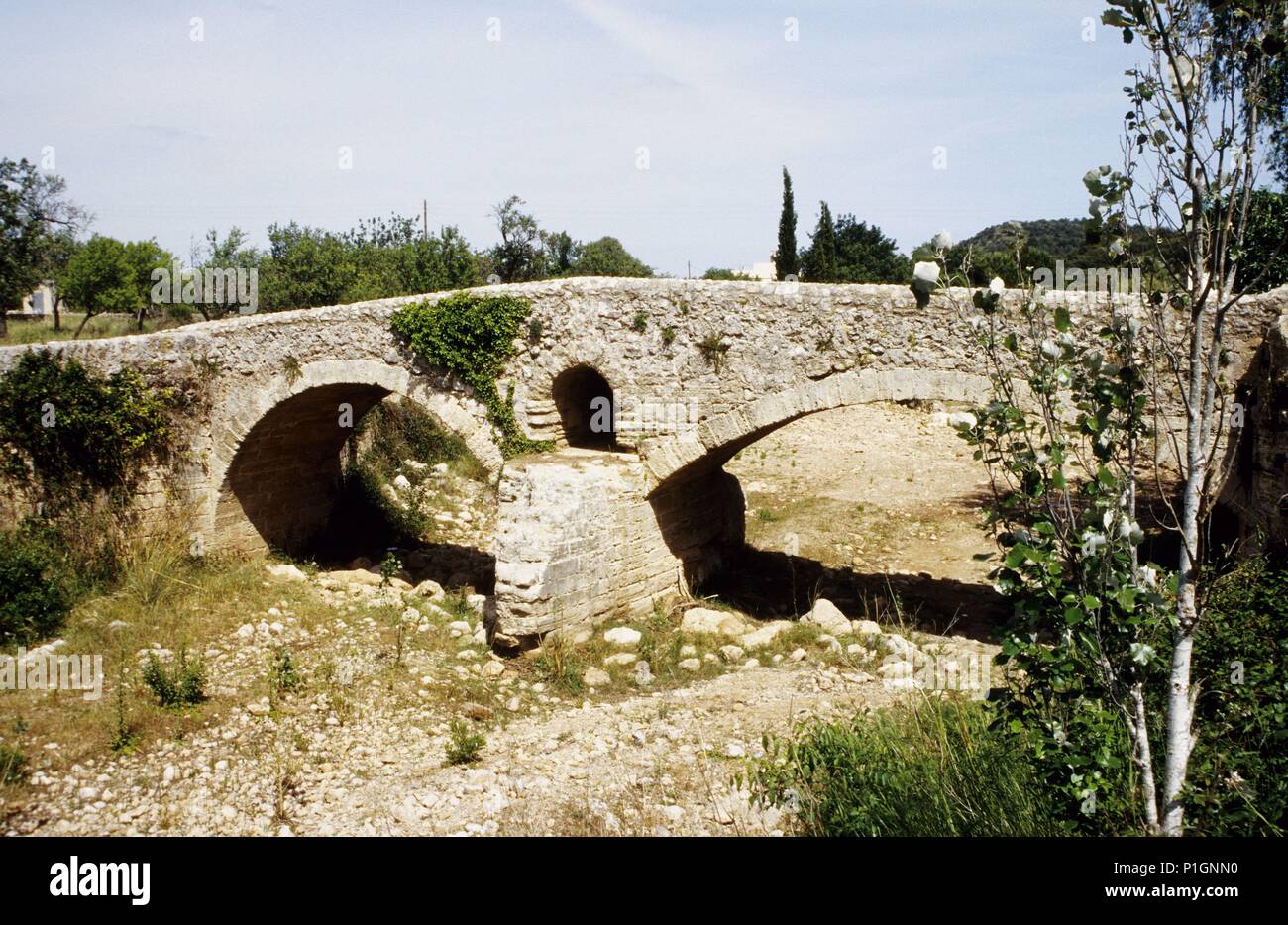 Roman bridge pollenca hi-res stock photography and images - Alamy