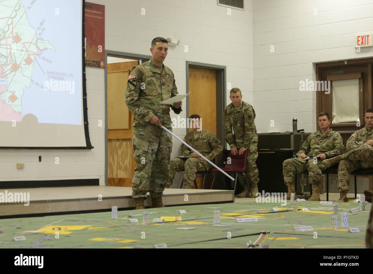 FORT BRAGG, N.C.--Capt. Joshua Cosmos, the commander of Alpha Battery ...