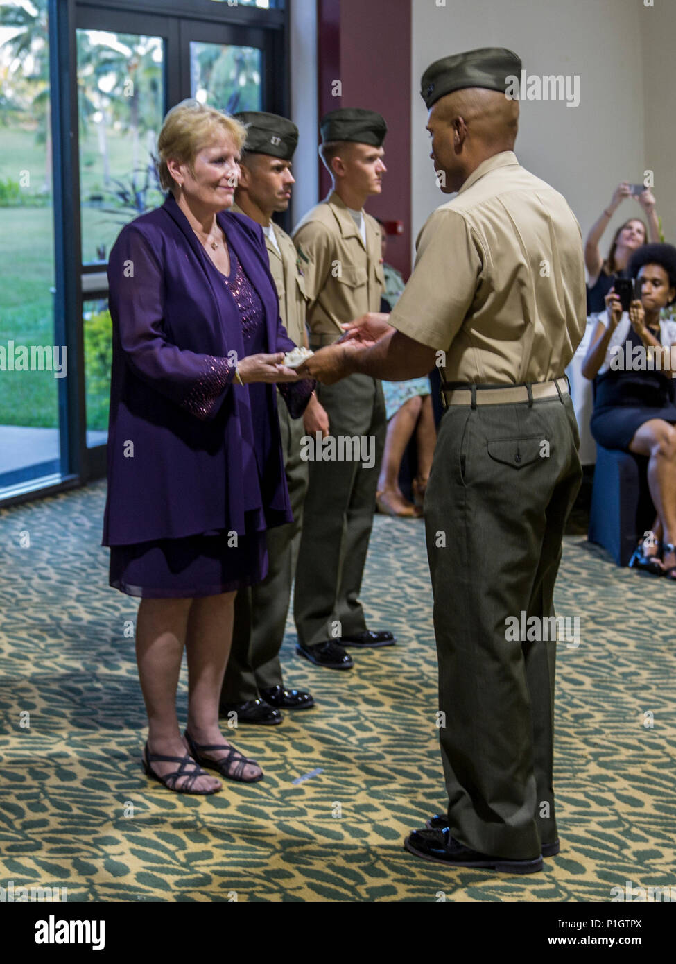 U.S. Marine Maj. David Rainey, the commanding officer of Task Force Koa ...