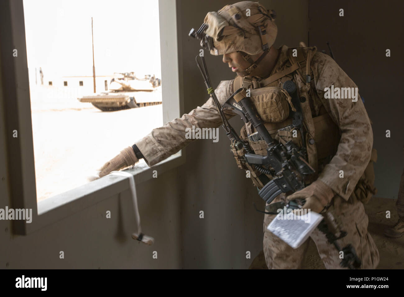 United States Marine Corps Sergeant Scott Phillips, 3rd Battalion, 5th ...