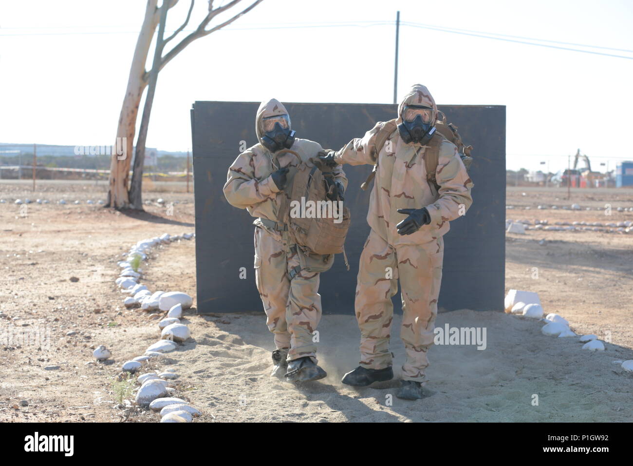 U.S. Marines assigned to various Chemical, Biological, Radiological and ...