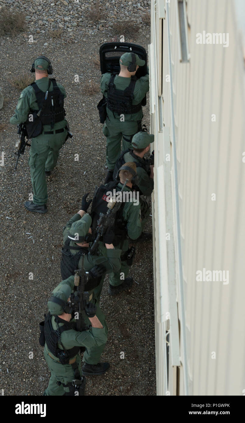 Members of the 366th Security Forces Squadron emergency services team ...
