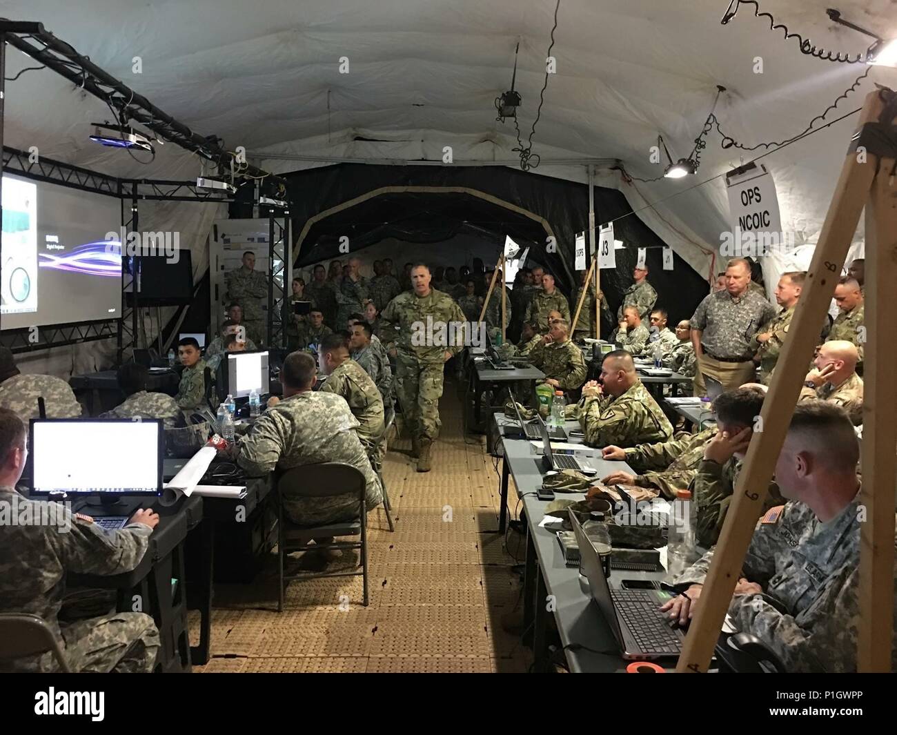 Texas Army National Guard Col. Scott M. Mac Leod, Brigade Commander for ...