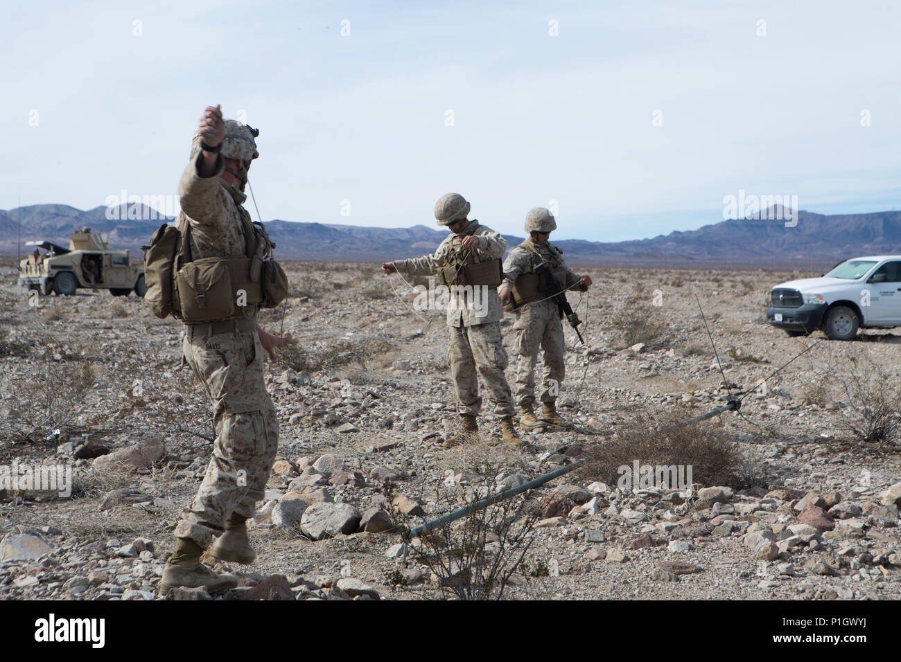 Marines communications company logistics regiment hi-res stock ...