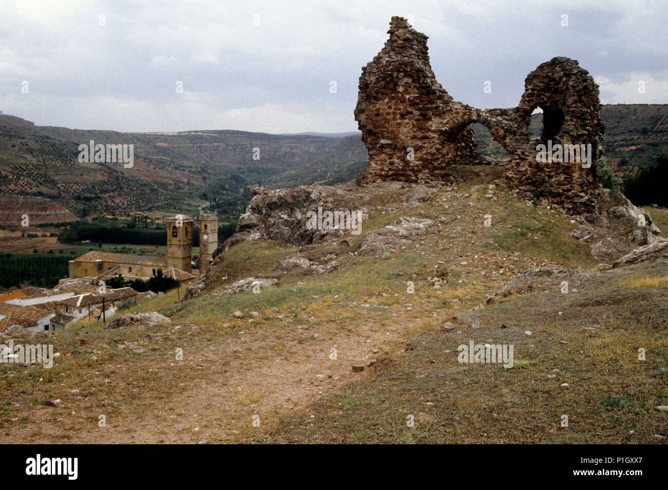 Alcaraz castle hi-res stock photography and images - Alamy