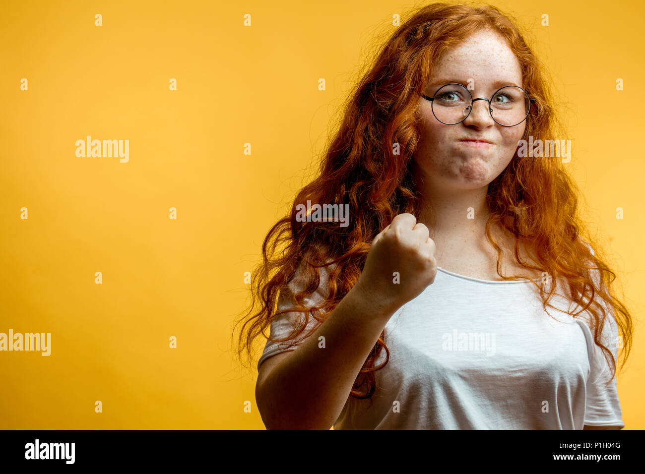 Ginger woman hi-res stock photography and images - Alamy