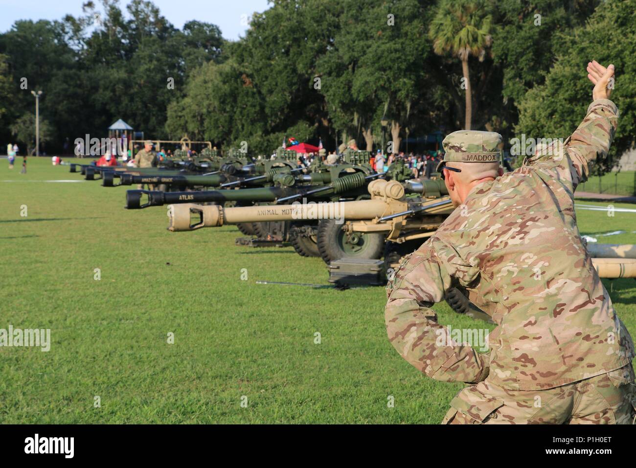 Sgt. Maddox, an artilleryman with 1st Battalion, 9th Field Artillery ...