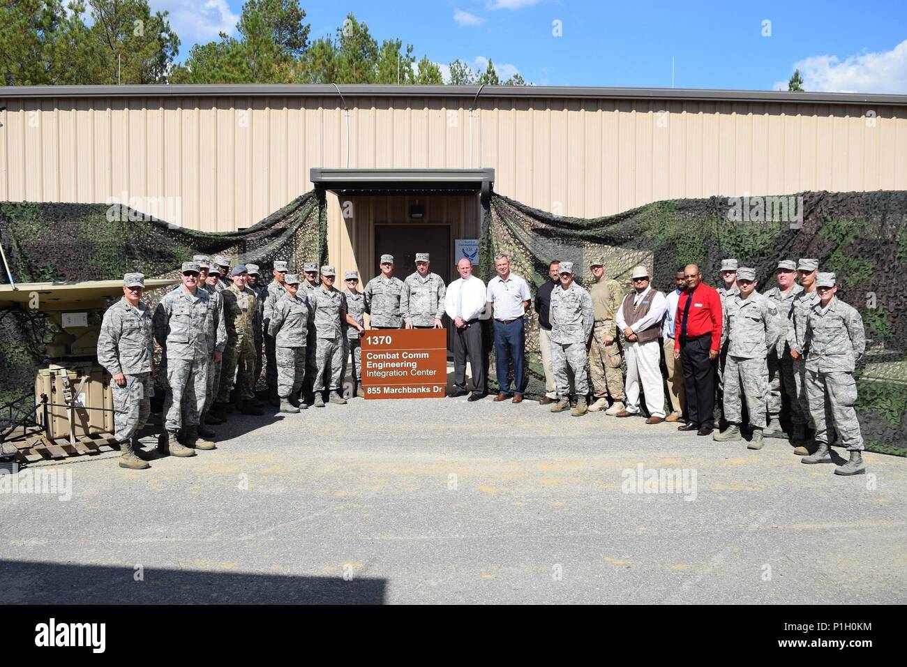 Members of the 5th Combat Communications Group, 226th Air National ...