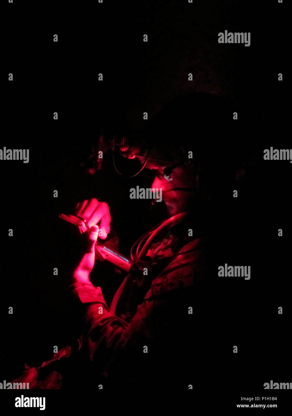 A U.S. Special Forces Soldier, attached to Special Operations Task ...