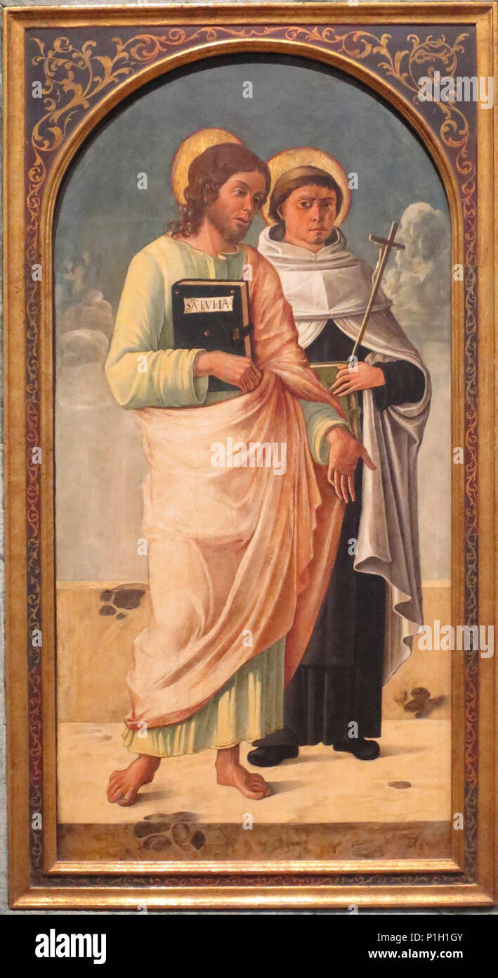 'St. Luke and St. Albert of Sicily' workshop of Giovanni Bellini, El ...