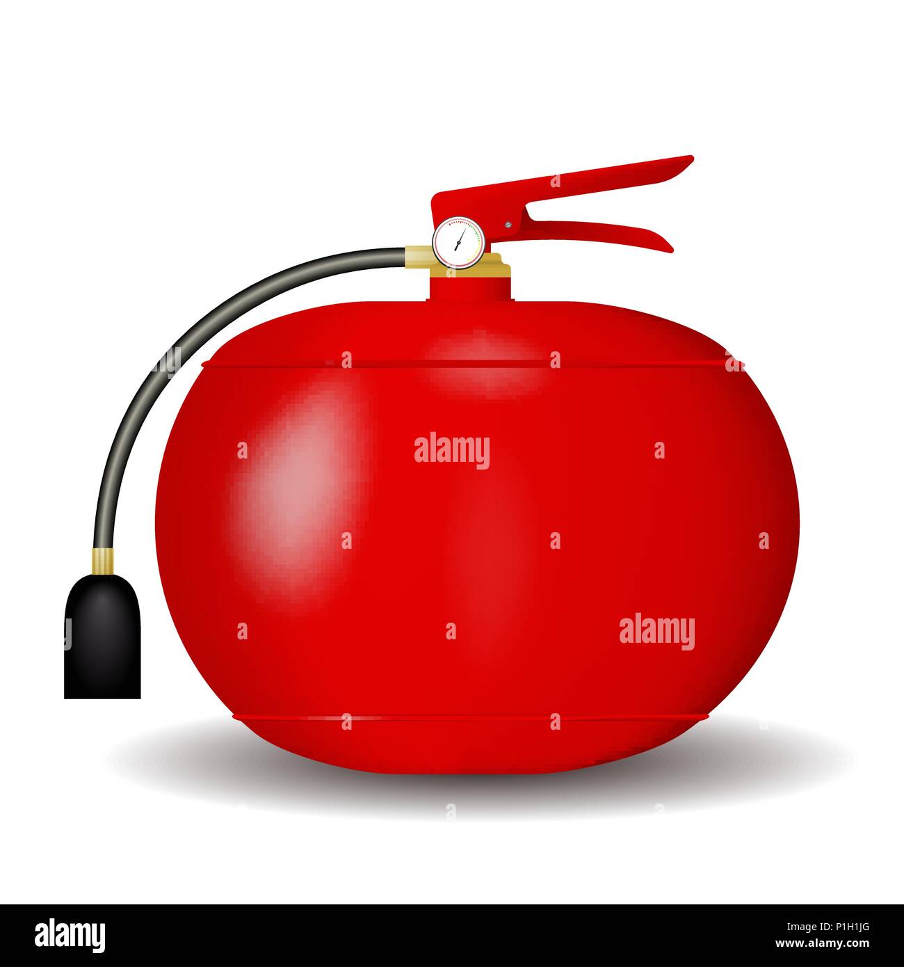 Red fire extinguisher Stock Vector Image & Art - Alamy