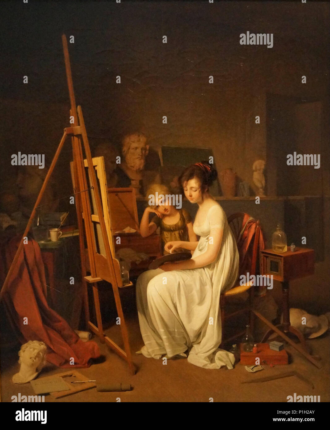 'Studio of a Woman Artist' (1800) by Louis Leopold Boilly (1761-1845 ...