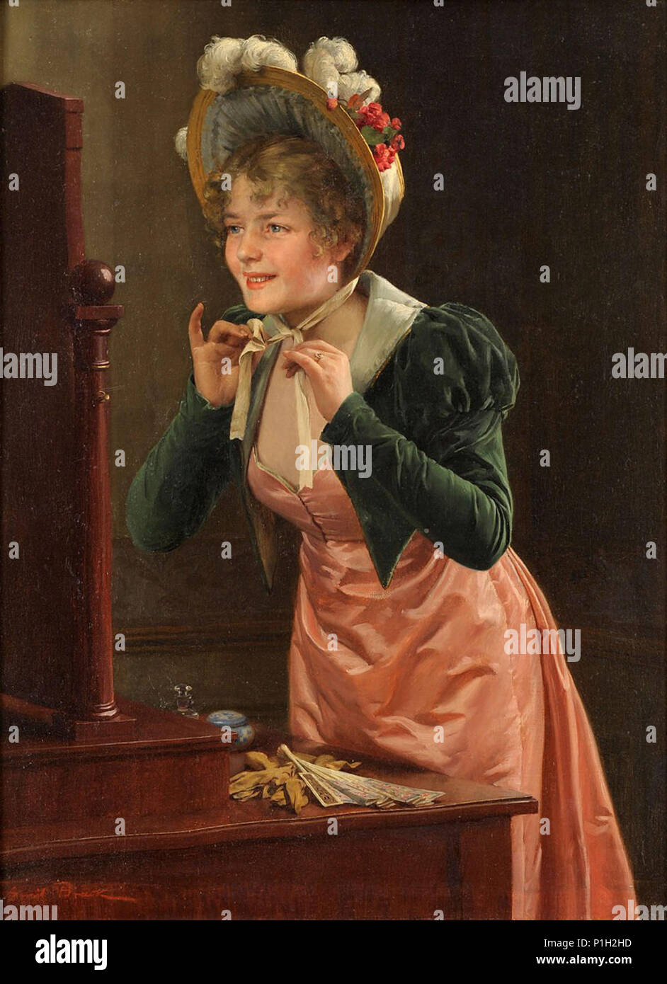 'Sunday Outing' by Emil Brack Stock Photo - Alamy