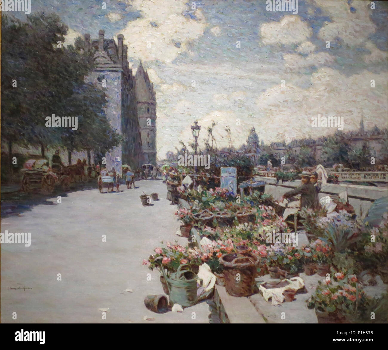 'Quai Aux Fleurs, Paris' by Luther Emerson Van Gorder, Dayton Art ...