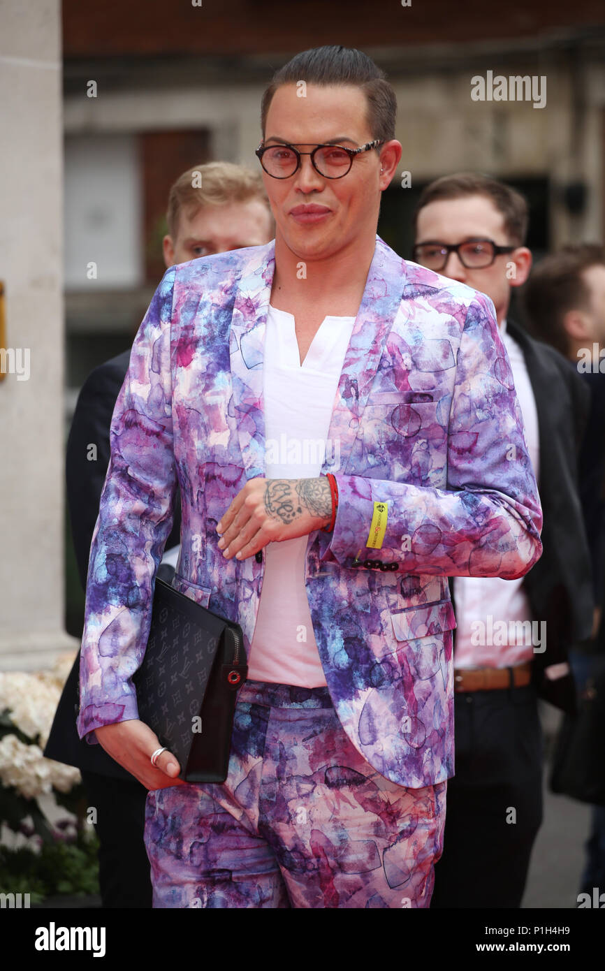 The British LGBT Awards held at London Marriott Hotel - Arrivals ...