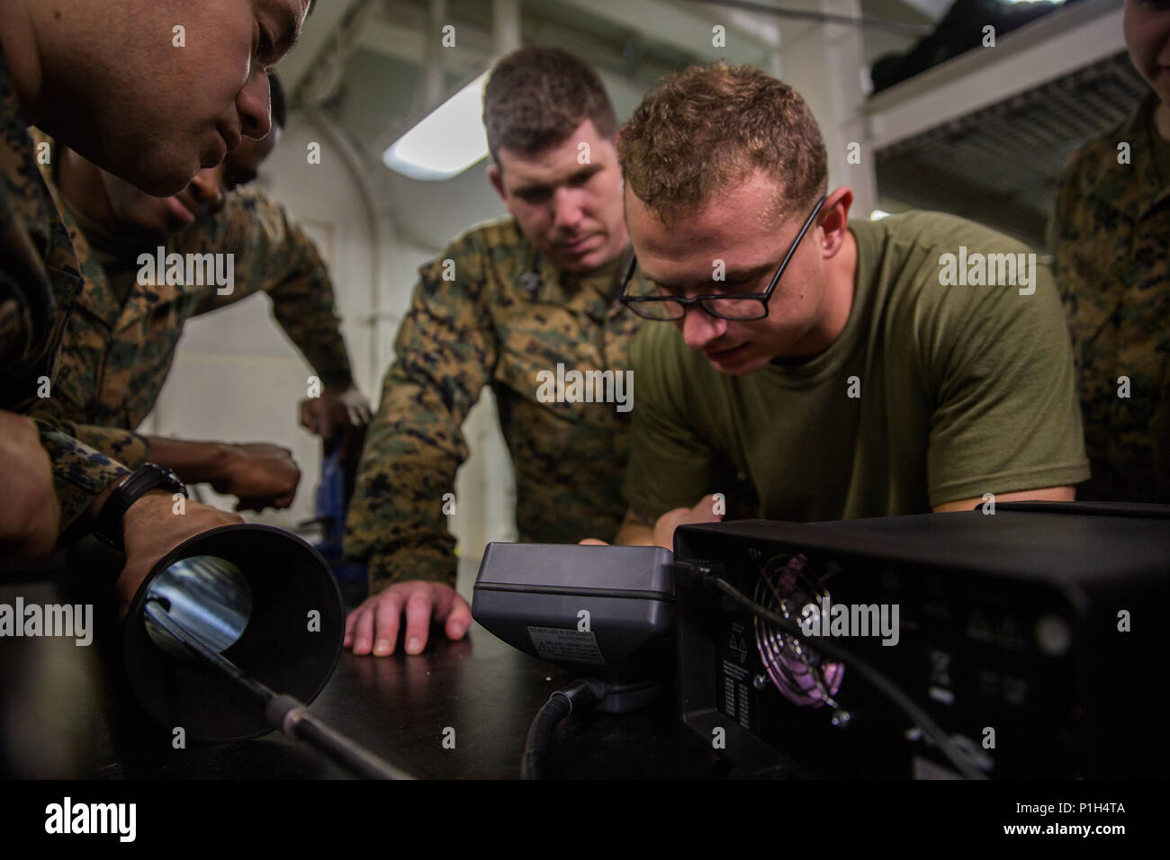 USS MAKIN ISLAND, Pacific Ocean (October 26, 2016) – Sgt. Corey Hart ...