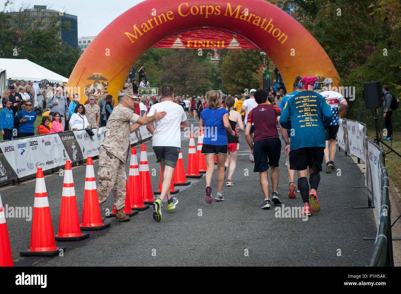 U.S. Marine Corps Col. Joseph Murray, commanding officer of Mairne ...