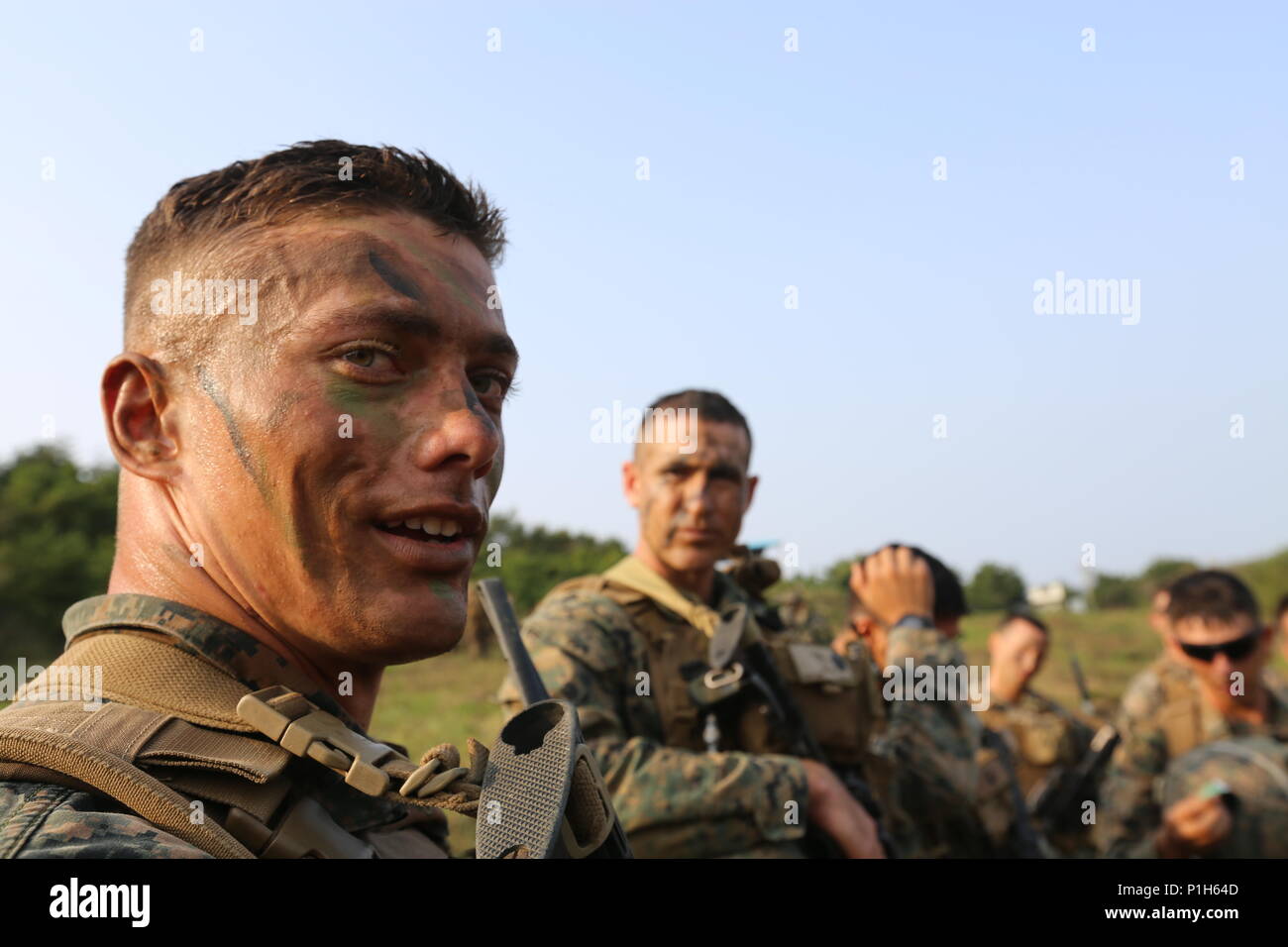 U.S. Marines With Lima Company 3rd Battalion, 3rd Marines, 3rd Marine Regiment, Train with ...