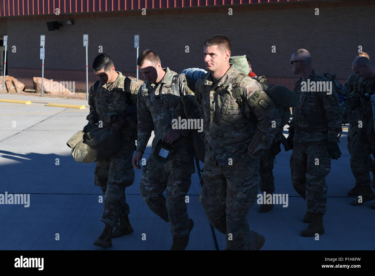 Soldiers with 215th Military Police Detachment and the 467th Engineer ...