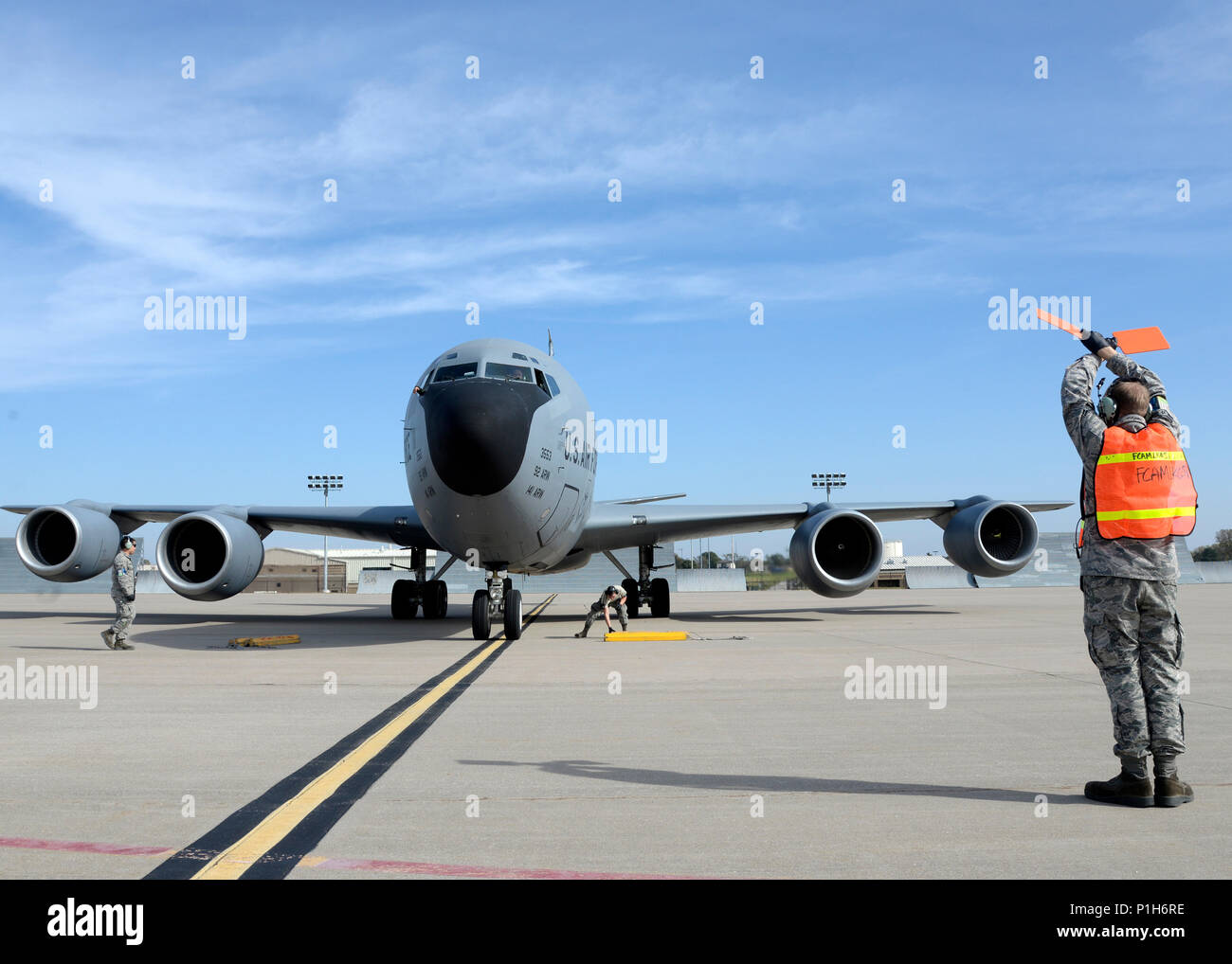 A KC-135 Stratotanker assigned to Fairchild Air Force Base (AFB), Wash ...