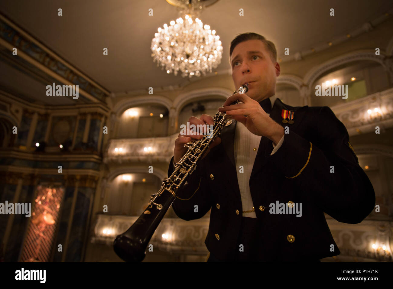 Spc. Jason Williams, oboe, pictured. Photo by Spc. Joseph Agacinski ...