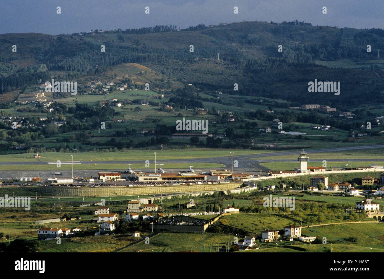 Bilbao, aeropuerto Sondika Stock Photo - Alamy