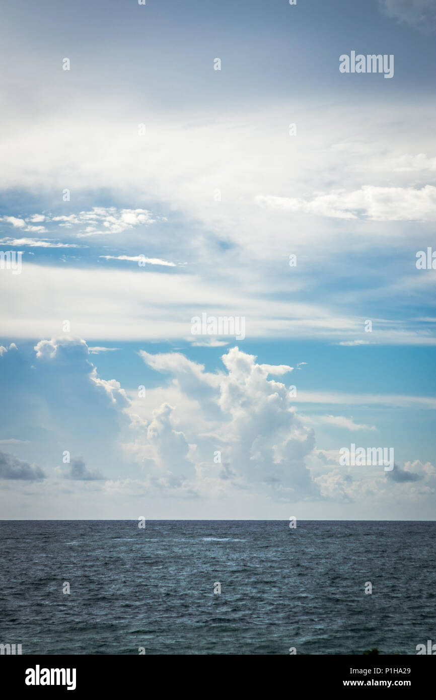 Storm clouds gathering over Tulum, Mexico Stock Photo - Alamy