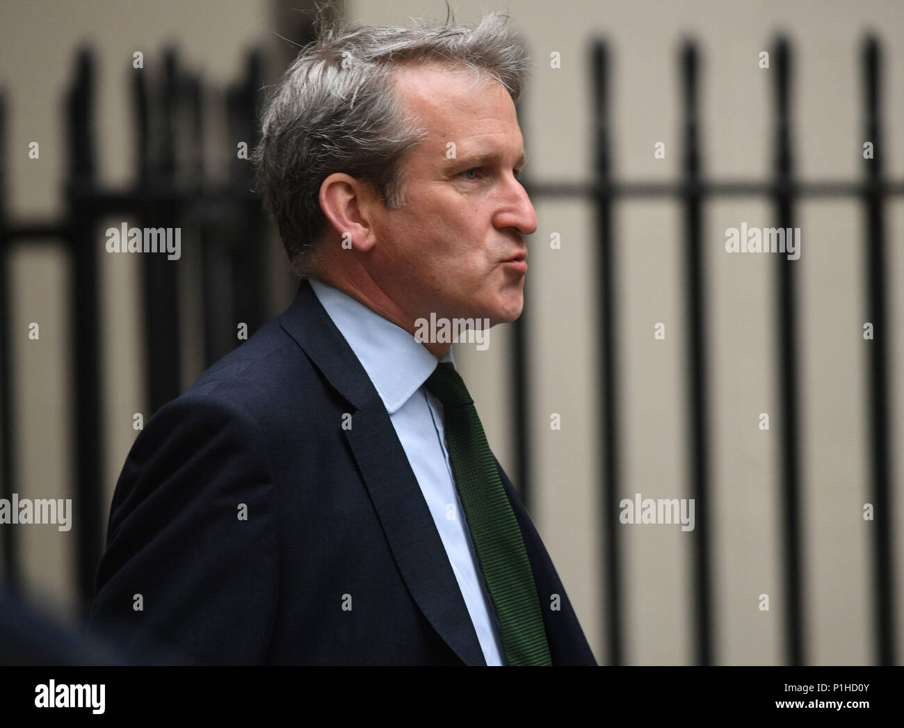 Education Secretary, Damian Hinds, arrives in Downing Street, London ...
