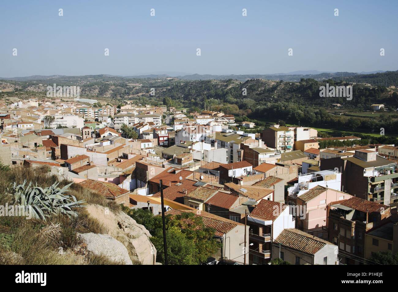 SPAIN - Catalonia - Ribera d?Ebre (district) - TARRAGONA. Flix; vista ...