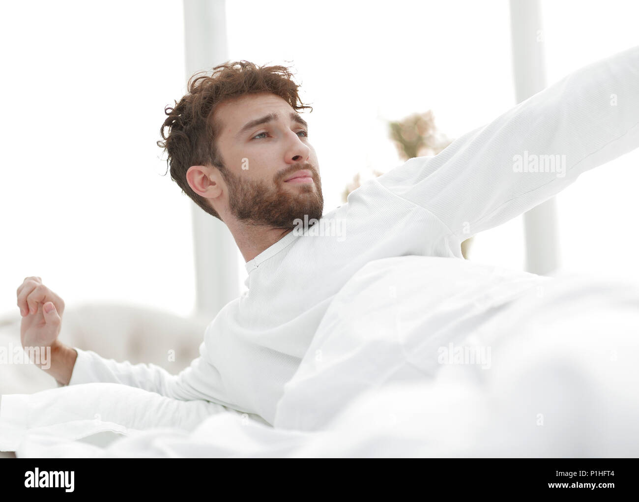 closeup.background image of men in pyjamas Stock Photo - Alamy