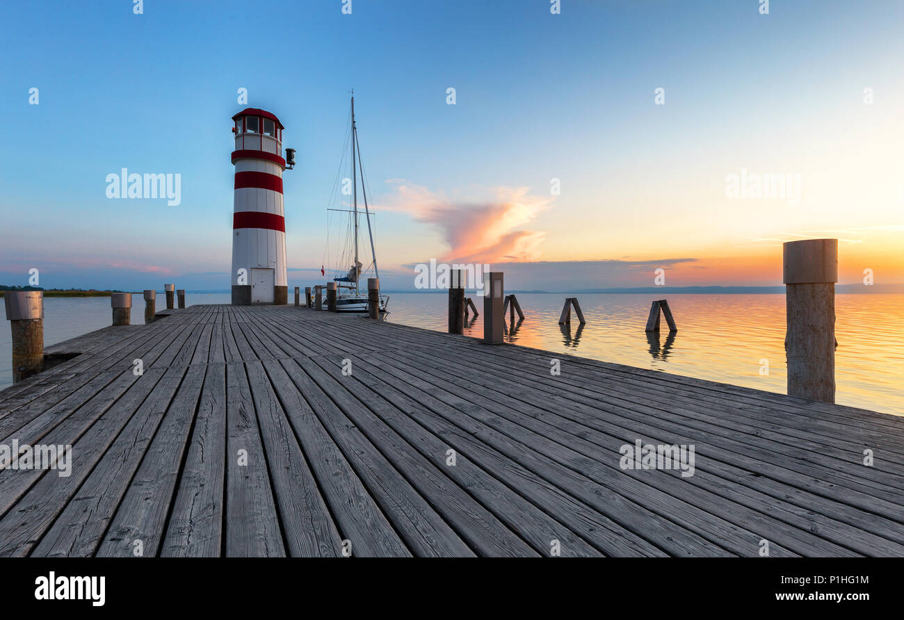 Sunset lighthouse hi-res stock photography and images - Alamy