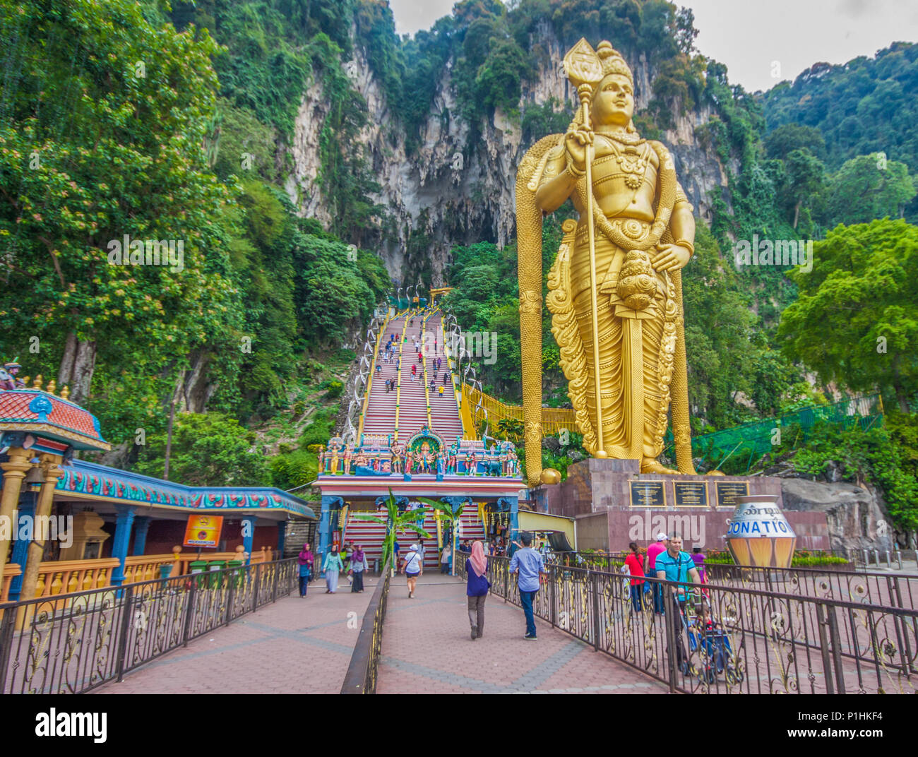 Batu Caves, Malaysia - The cave is one of the most popular Hindu ...