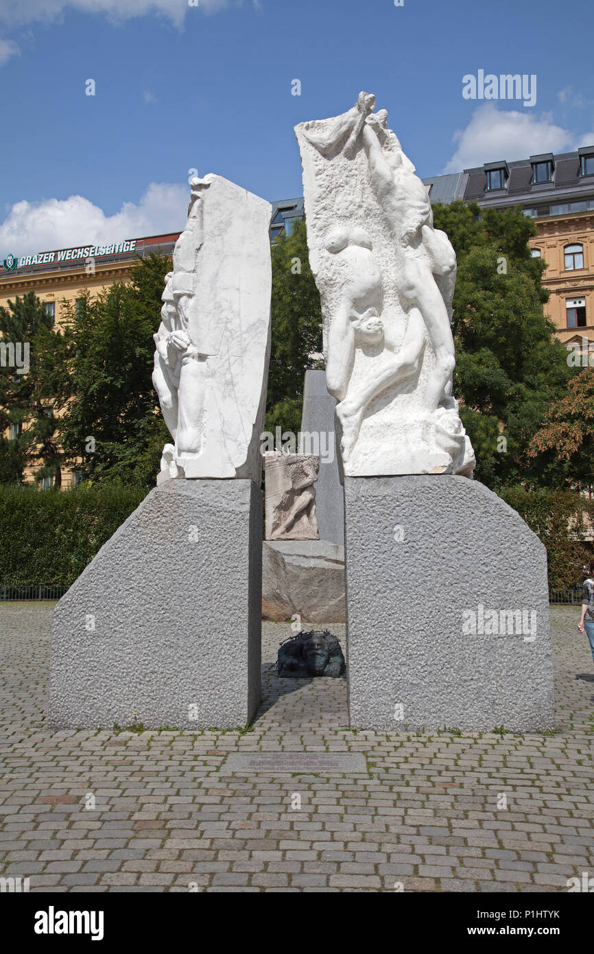 Monument against war fascism vienna hi-res stock photography and images ...