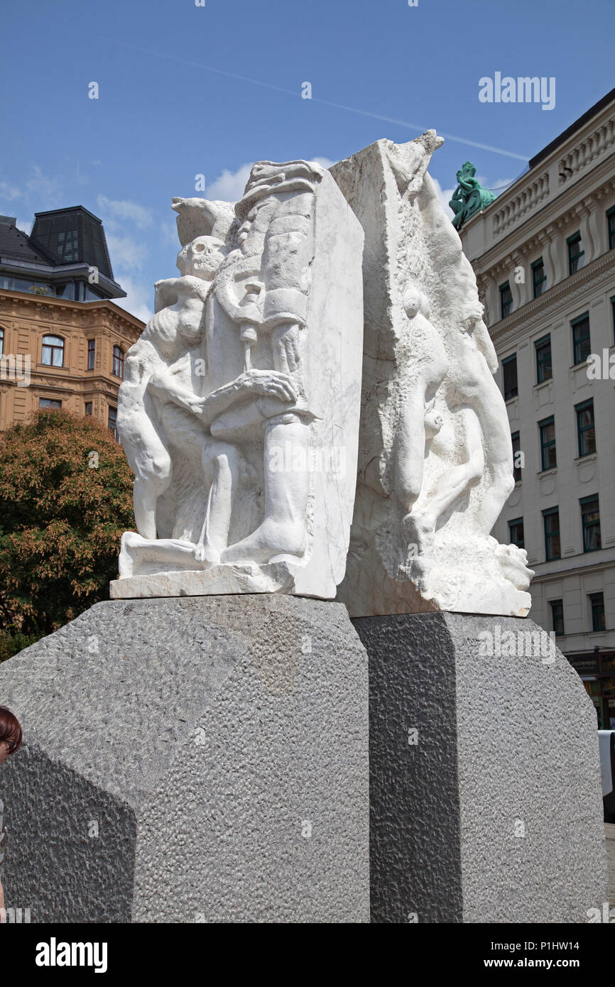 Monument against war fascism vienna hi-res stock photography and images ...