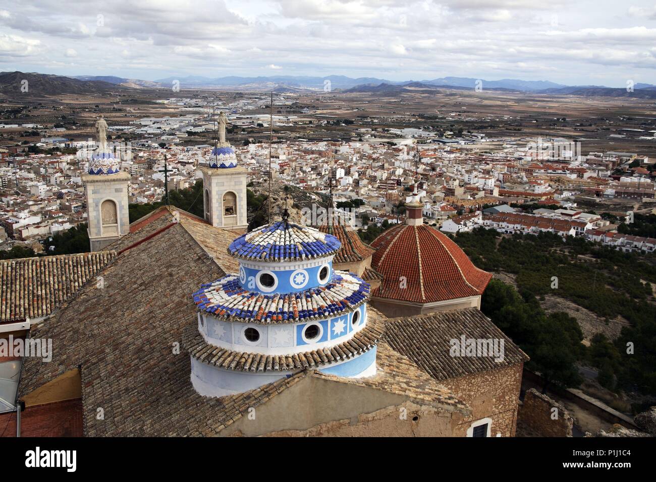 SPAIN - El Altiplano (district) - MURCIA. Yecla; Santuario del castillo ...