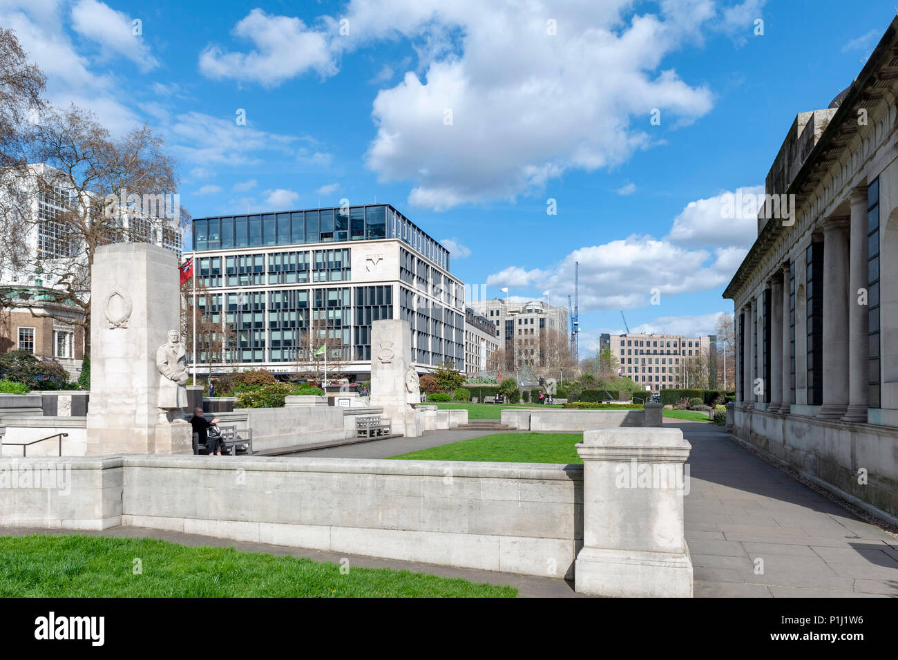 The Tower Hill Memorial, a pair of Commonwealth War Graves Commission ...