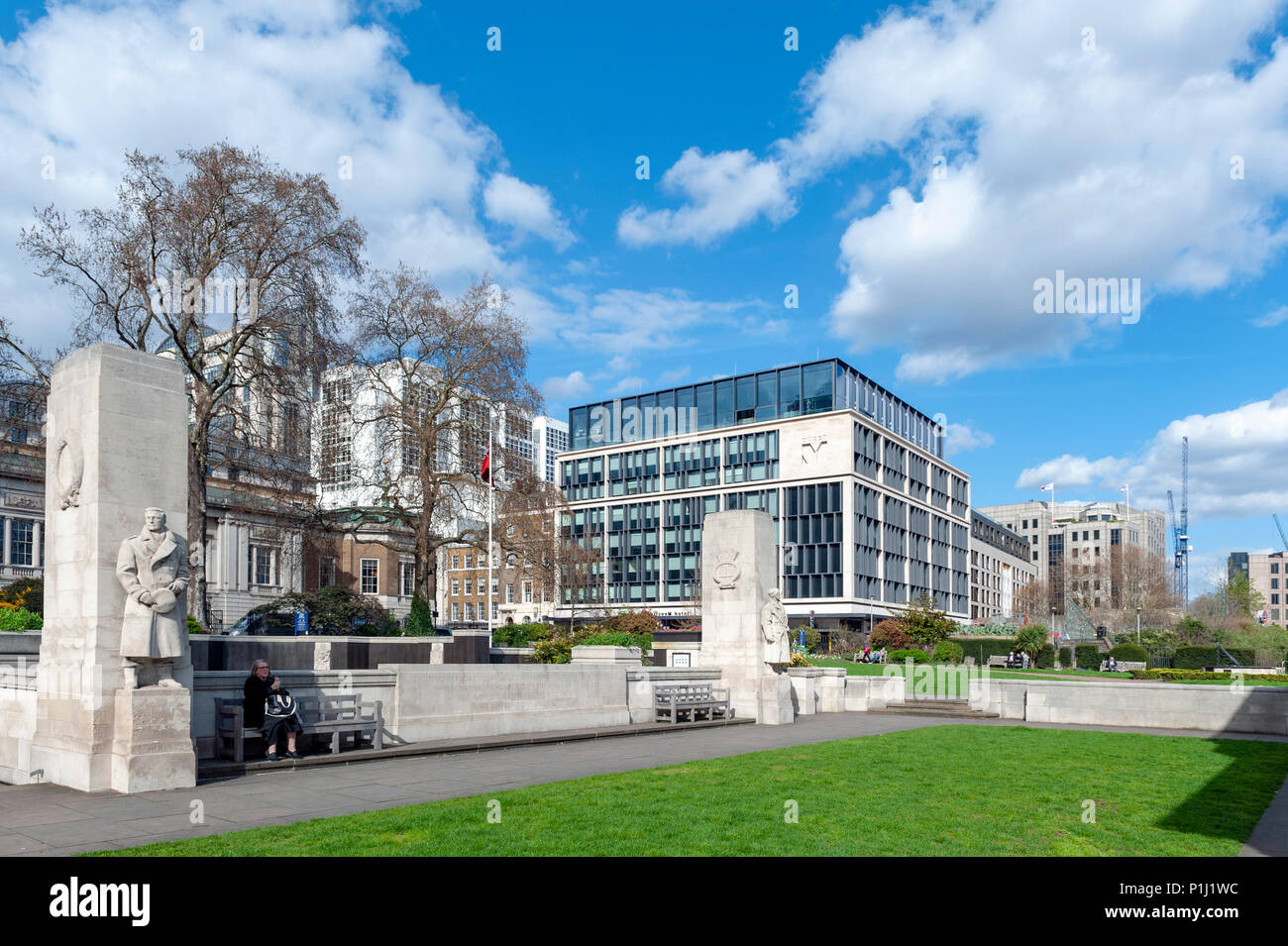 The Tower Hill Memorial, a pair of Commonwealth War Graves Commission ...