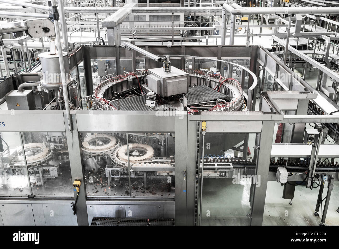 Conveyor beverage factory view hi-res stock photography and images - Alamy