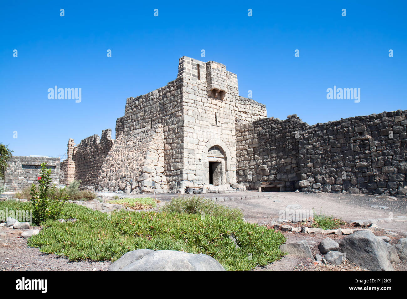 Al Azraq desert castle, Jordan Stock Photo - Alamy