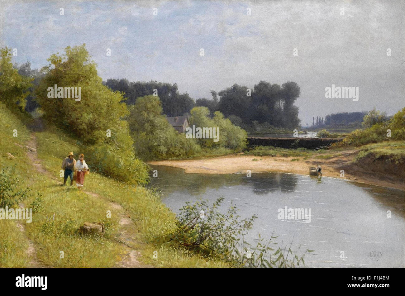 Lagorio Lev Felixovich - Summer Landscape Stock Photo - Alamy