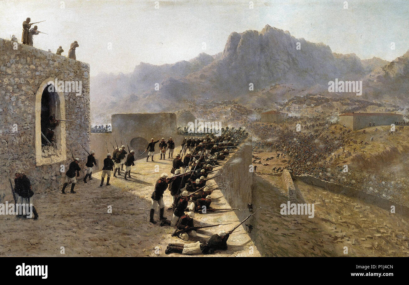 Lagorio Lev Felixovich - the Repulse of the Assault of Fortress Bayazet ...
