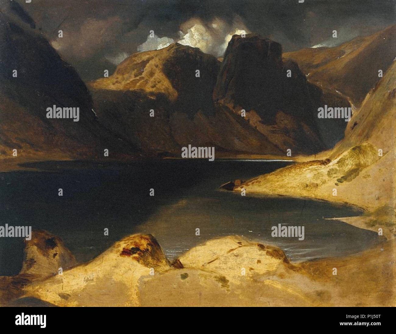 Landseer Sir Edwin Henry - Loch Avon and the Cairngorm Mountains Stock ...