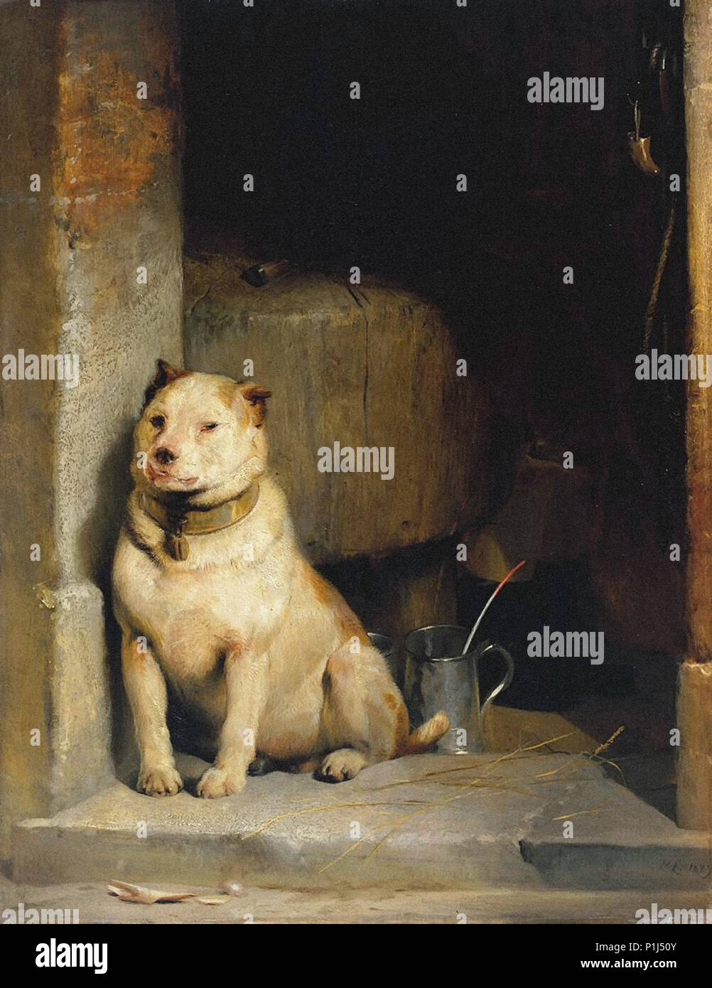 Landseer Sir Edwin Henry - Low Life Stock Photo - Alamy