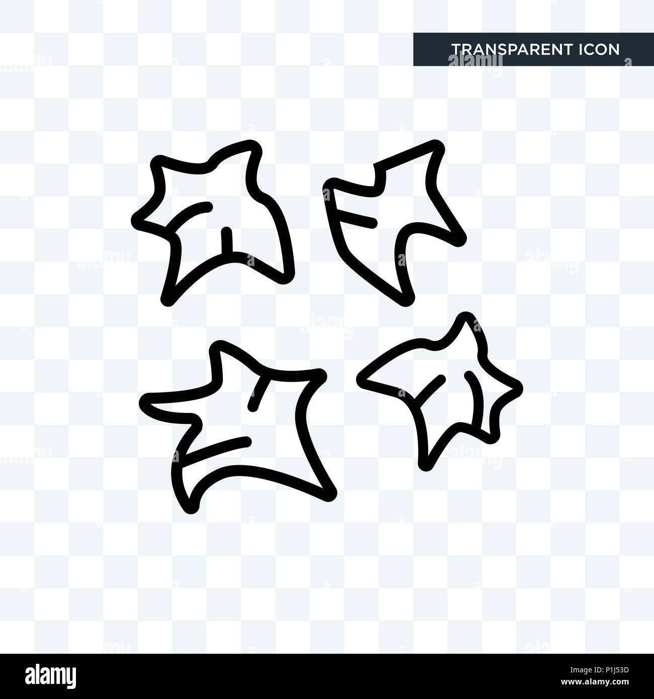 Platelets vector icon isolated on transparent background, Platelets ...